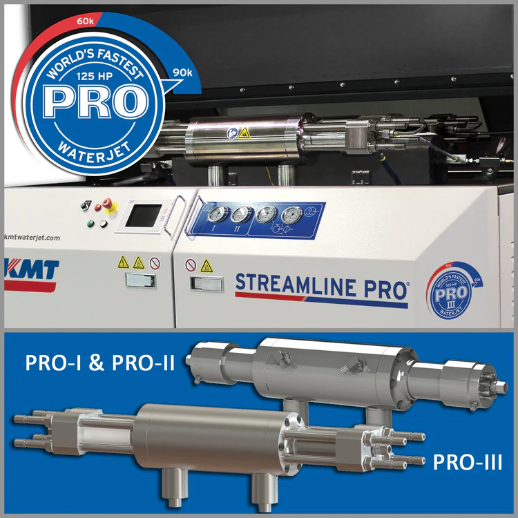 KMT Waterjet PRO 90,000psi pump 125hp – KMT Genuine Parts