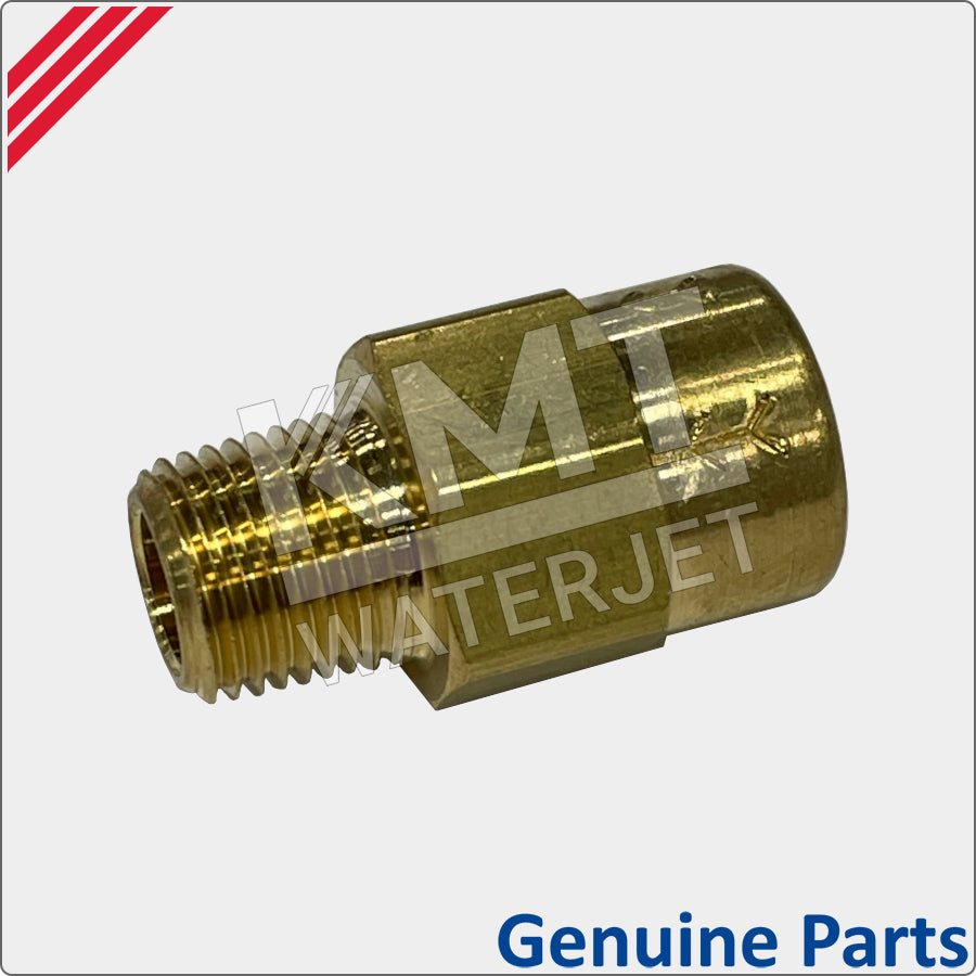 check valve, air, inline, .13 npt, male - female, kmt genuine part ...